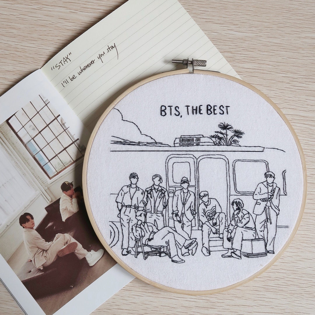 BTS Embroidery BTS, the Best Concept Photo - Etsy