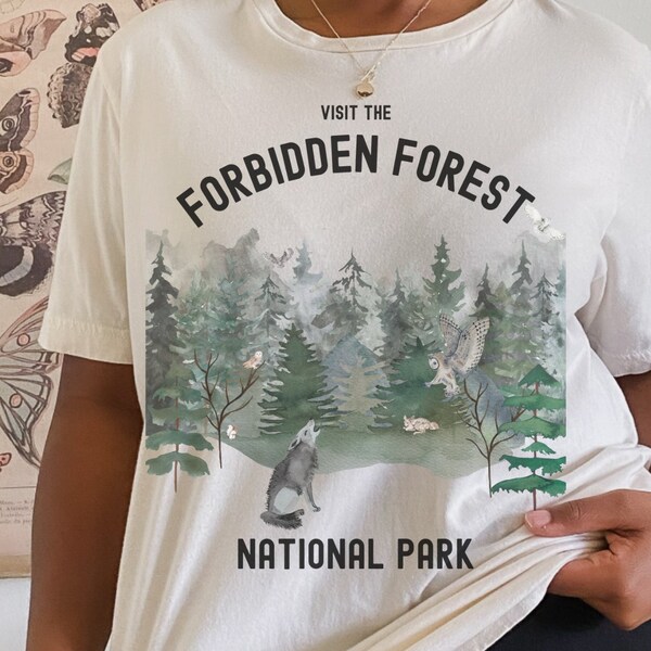Forbidden Forest National Park Shirt - Etsy
