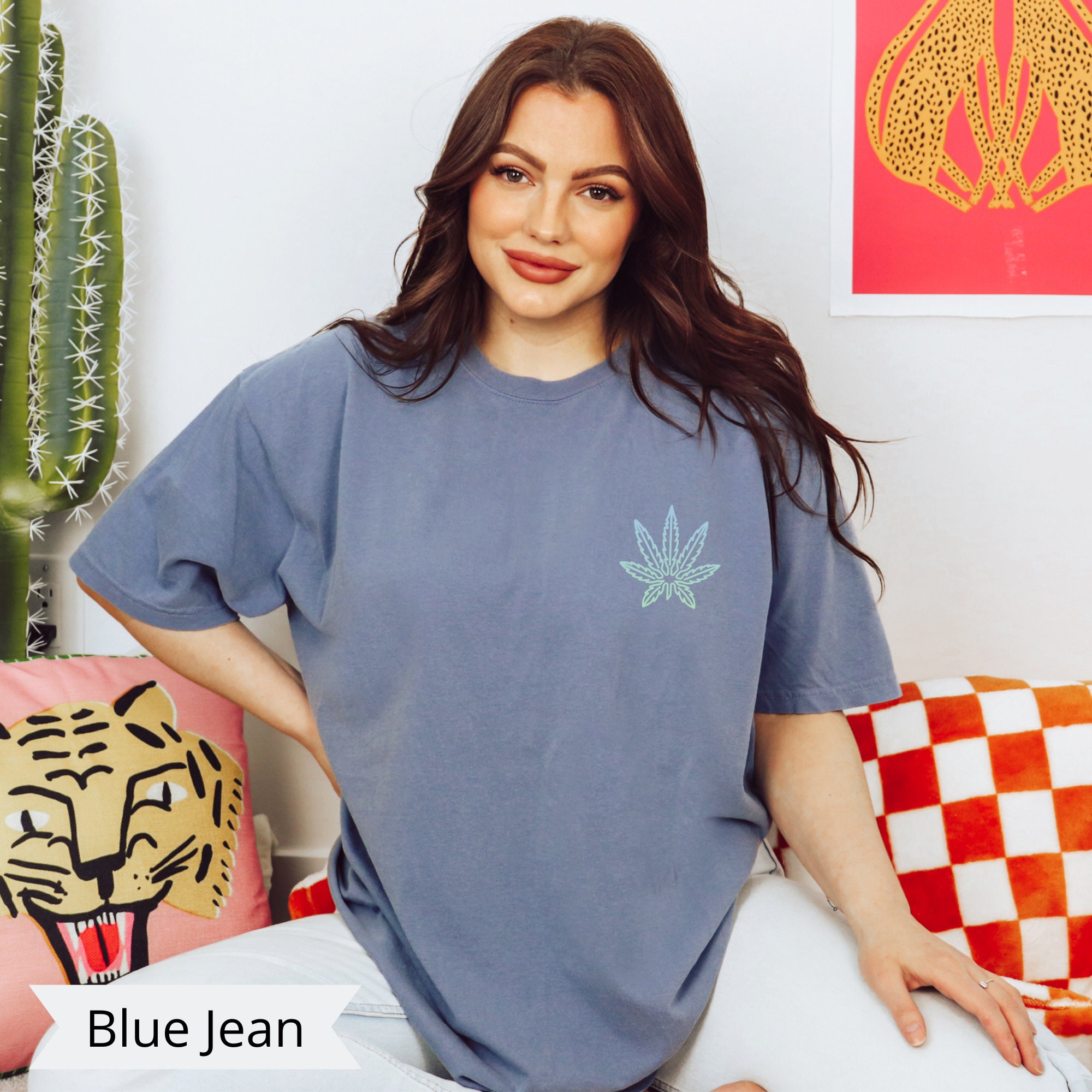 Comfort Colors Stoner Shirt Funny Weed Shirt Camisa de gran tamaño ...