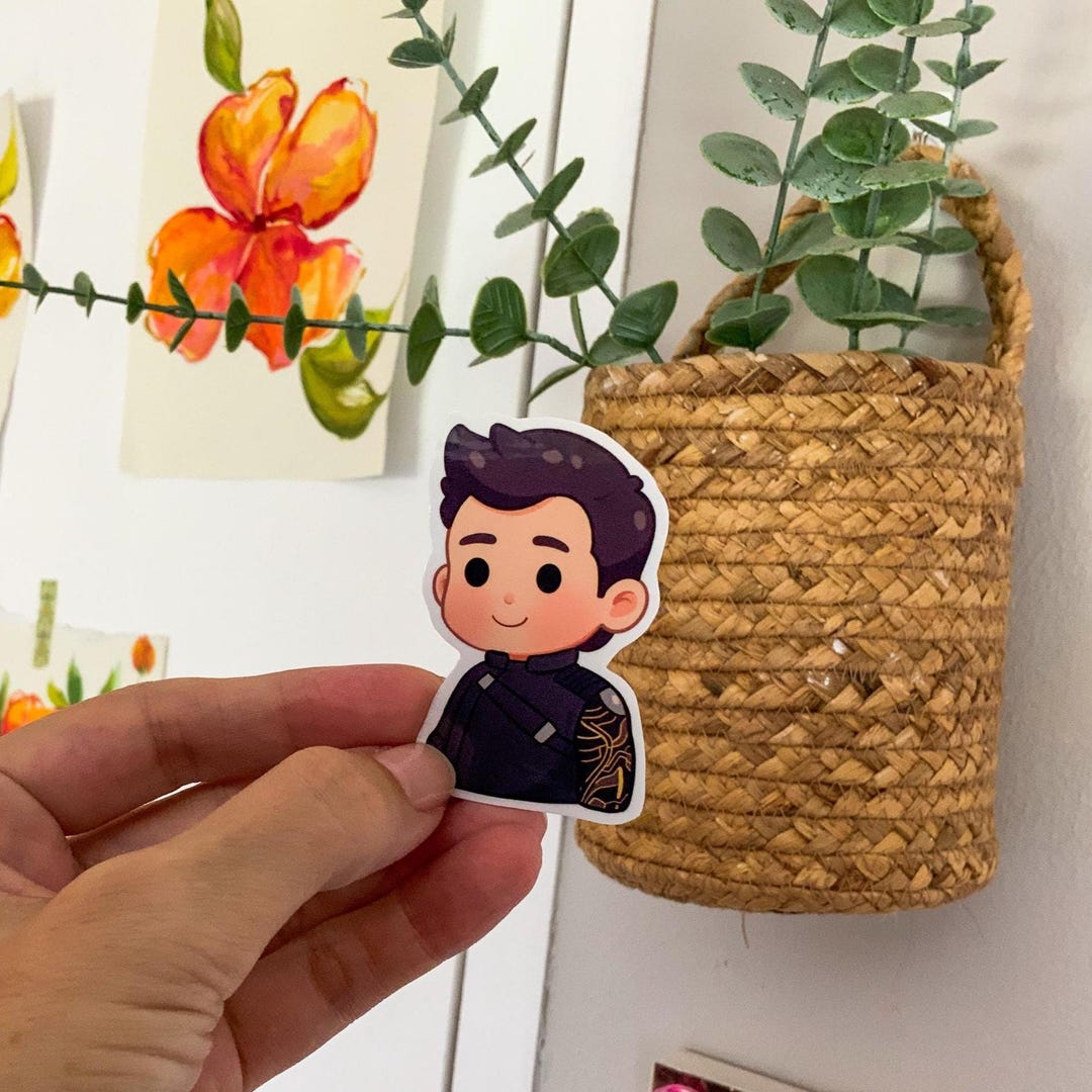 Bucky Cutesy Glossy Vinyl Sticker Laminated - Etsy