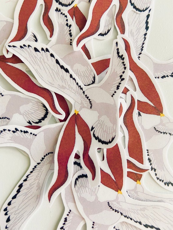 Stickers, Labels & Tags Attack on Titan Bird Vinyl Sticker Paper ...