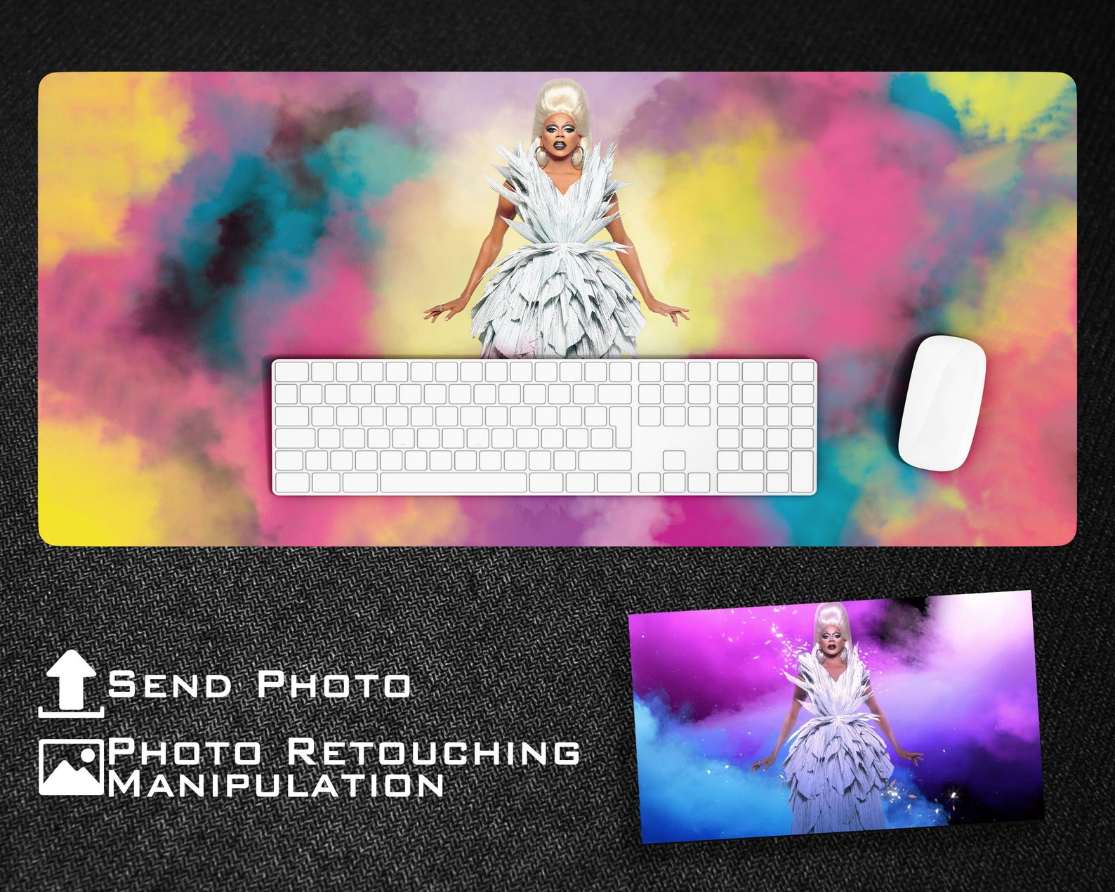 Extended Custom Mouse Pad Customized Large Desk Mat Long - Etsy