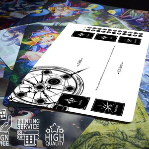 Shadowverse Card Game Playmat With Beginner Field Zones for 2-players ...