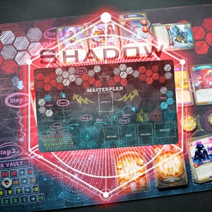 Keyforge Game Mat for House Shadows Players With Card Zones and Chain ...