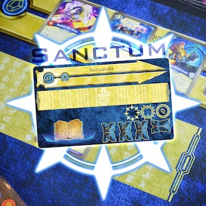 Keyforge Playmat for House Sanctum Players With Custom Field Zones and ...