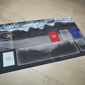 2-player One Piece Card Game Playmat With Custom Field Zones - Etsy