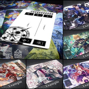 Shadowverse Card Game Playmat With Beginner Field Zones for 2-players ...