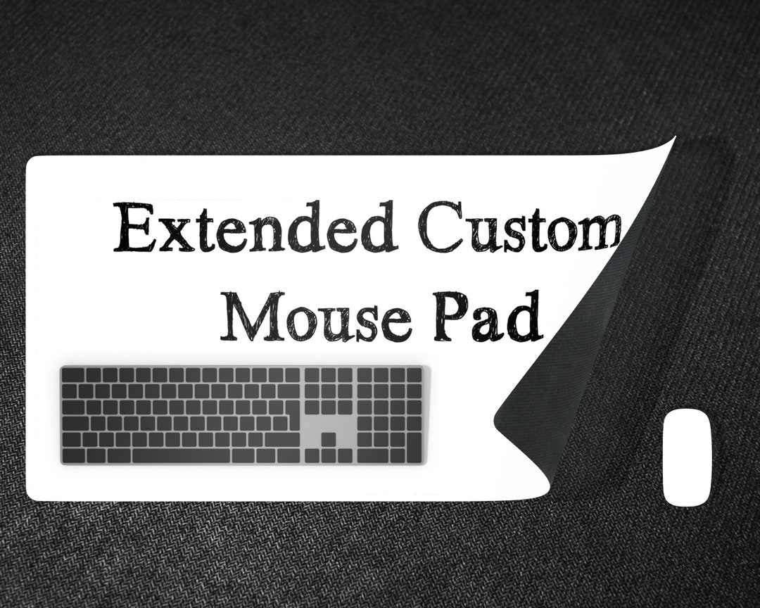 Extended Custom Mouse Pad Customized Large Desk Mat Long - Etsy
