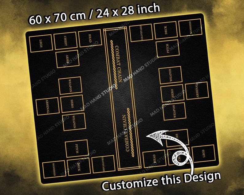 Flesh and Blood TCG Playmat Two-player Custom FAB Card Game - Etsy