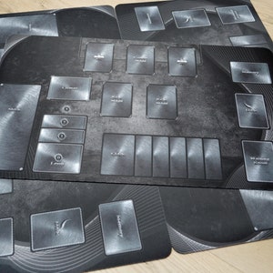 Weiss Schwarz Card Game Playmat With Detailed Field Zones for 2-players ...