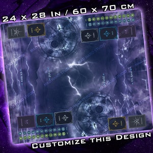 Shadowverse Card Game Playmat With Beginner Field Zones for 2-players ...