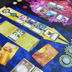 Keyforge Playmat for House Sanctum Players With Custom Field Zones and ...