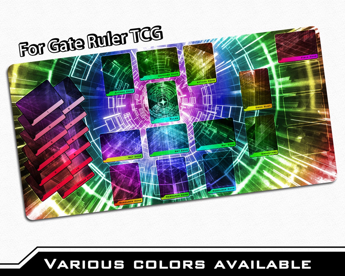 Gate Ruler TCG Playmat With Custom Field Zones for All - Etsy