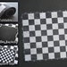 Classic Chess Board Printed as a Playmat, Gaming Checkerboard Mat, Game ...