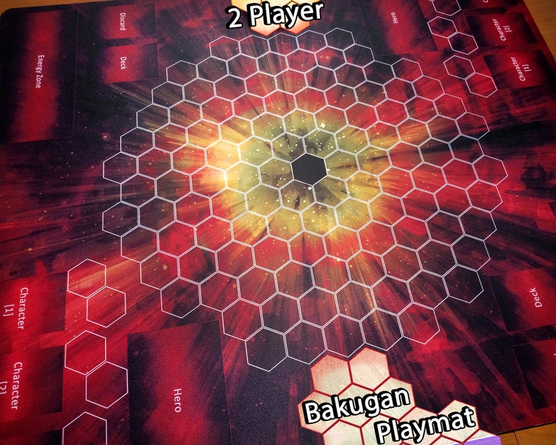 Two Player Bakugan Battle Planet Custom Playmat Tabletop Game | Etsy