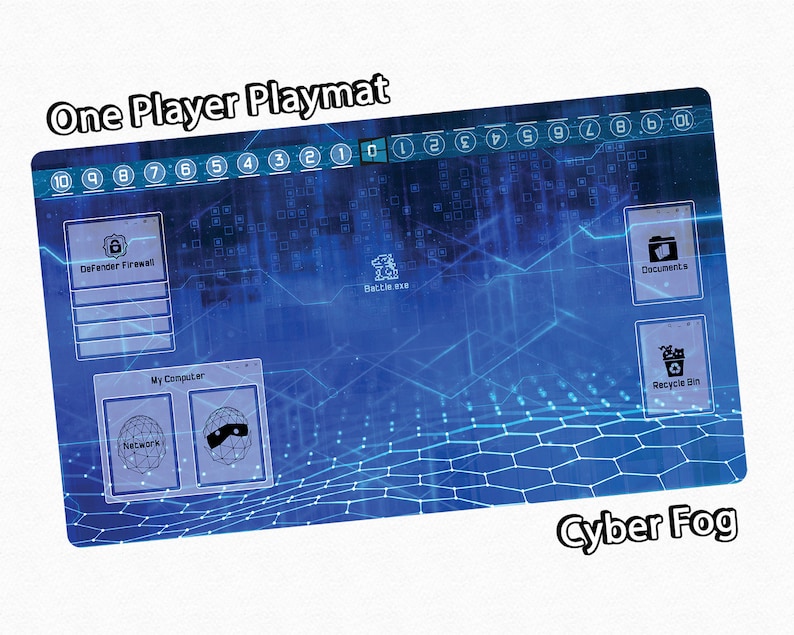 Digimon Card Game Playmat for Two-players With Desktop Themed - Etsy