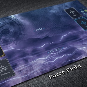 Shadowverse Card Game Playmat With Beginner Field Zones for 2-players ...