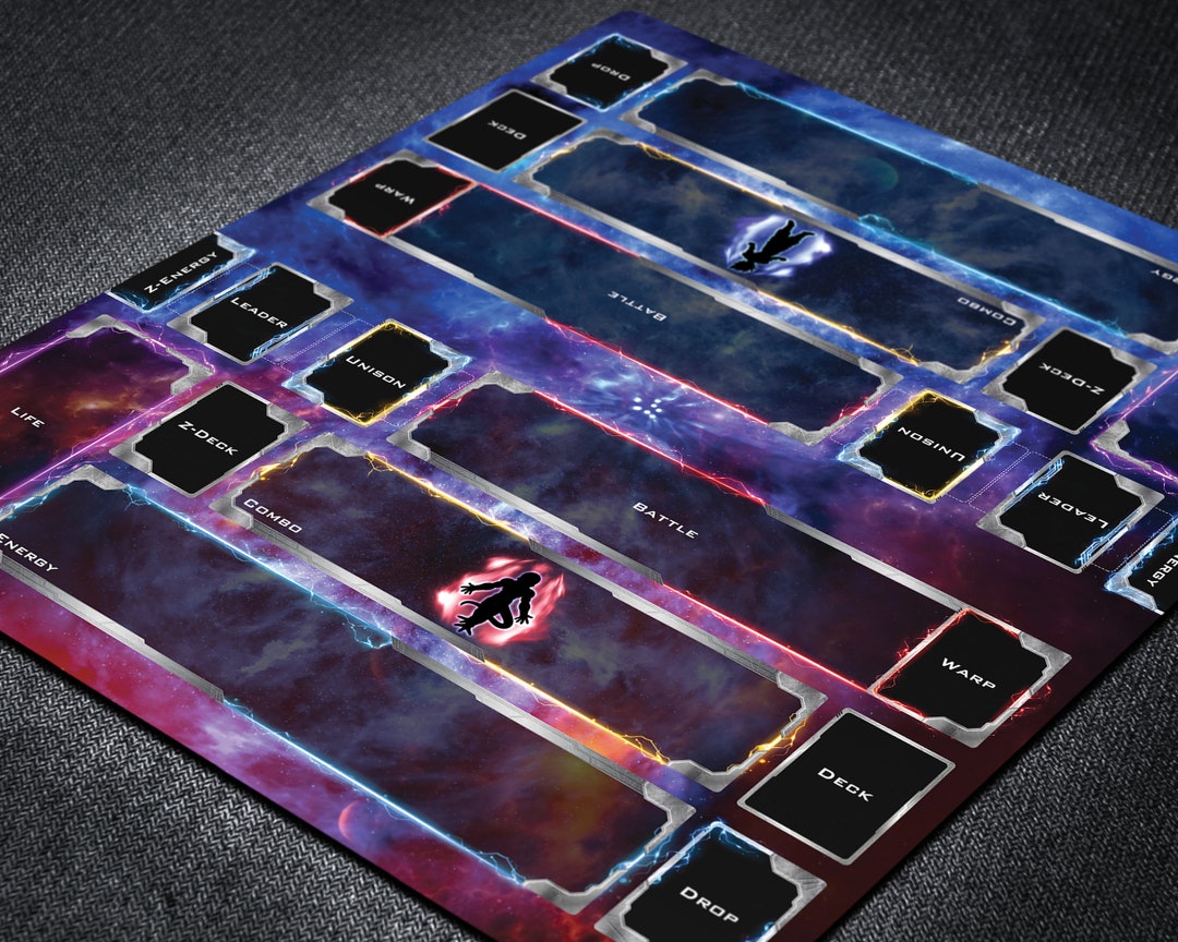 Dragon Ball Super Card Game Playmat With Custom Field Zones for Masters ...