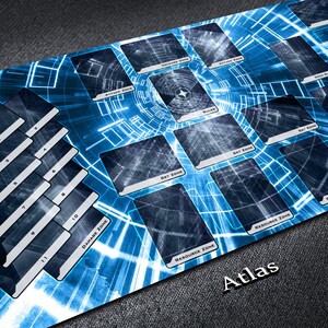 Gate Ruler TCG Playmat With Custom Field Zones for All Factions, Single ...