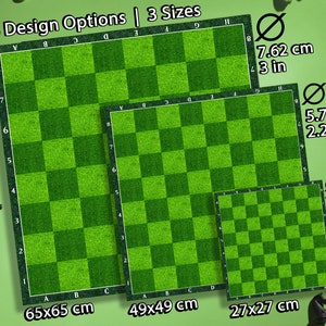 Chess Game Board Printed as a Large Gaming Mat, Playmat for Playing ...