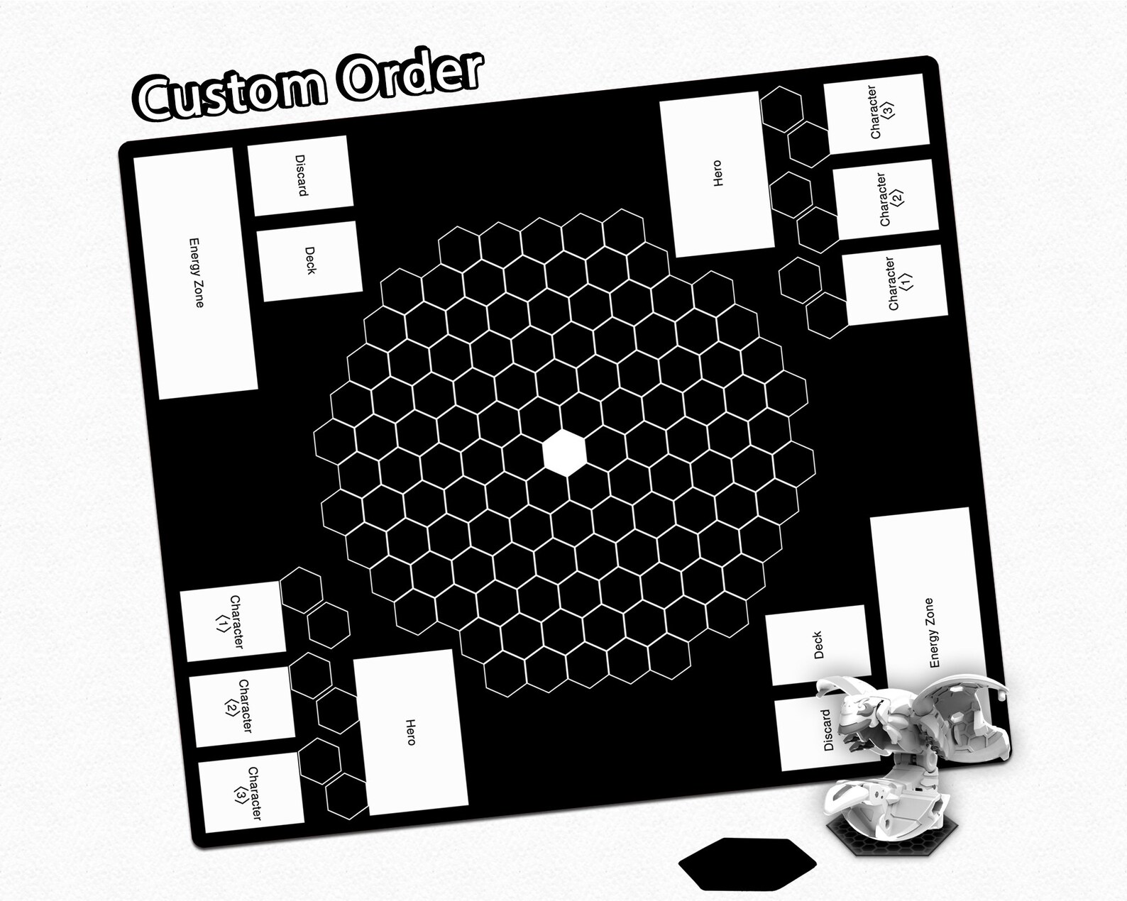 Two Player Bakugan Battle Planet Custom Playmat Tabletop Game - Etsy