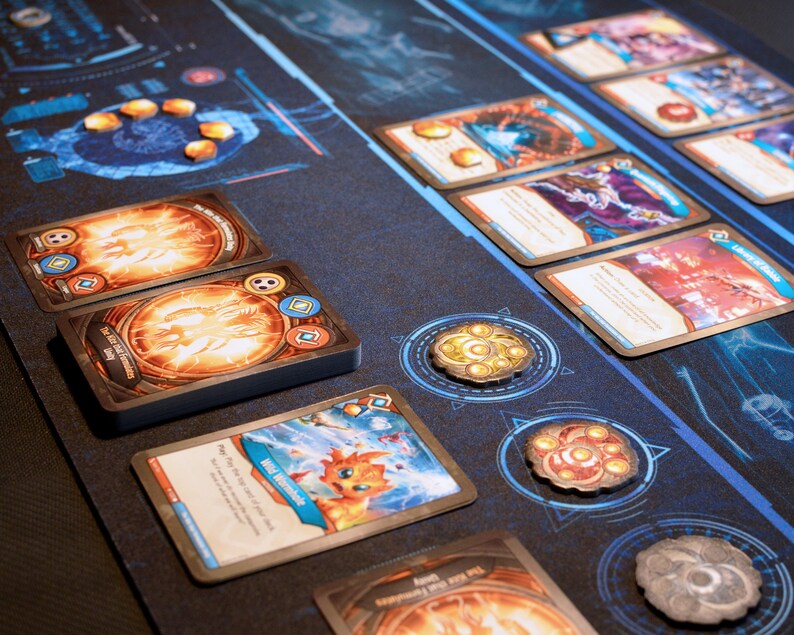 Keyforge Playmat for House Logos Fans With Field Zones and - Etsy