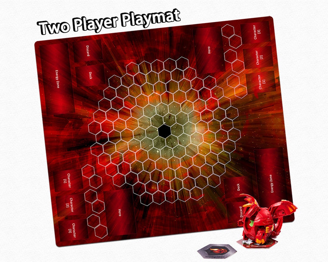 Two Player Bakugan Battle Planet Custom Playmat Tabletop Game - Etsy UK