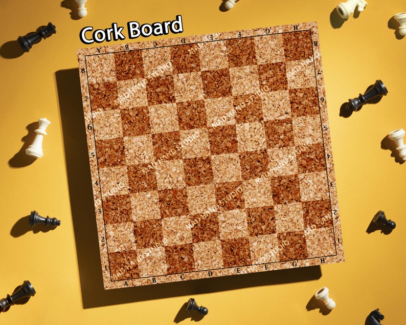 Chess Game Board Printed as a Large Gaming Mat Playmat for - Etsy