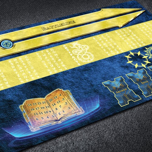 Keyforge Playmat for House Sanctum Players With Custom Field - Etsy