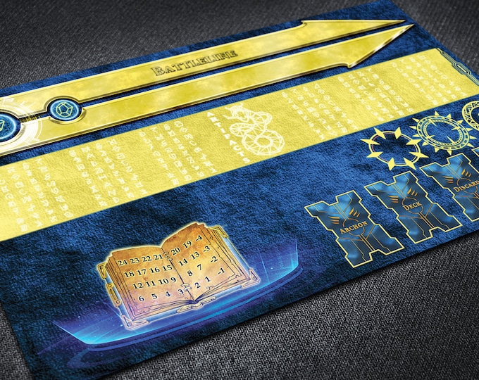 Keyforge Playmat for House Sanctum Players With Custom Field Zones and ...