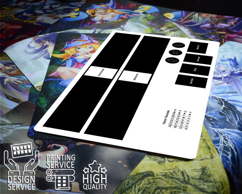 Keyforge Game Mat for House Untamed Gamers With Card Zones and - Etsy