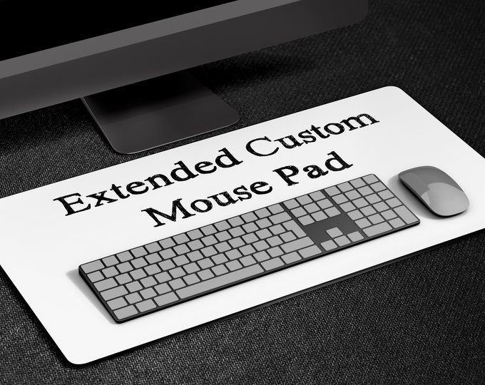 Extended Custom Mouse Pad | Customized Large Desk Mat | Long Mouse Mat ...