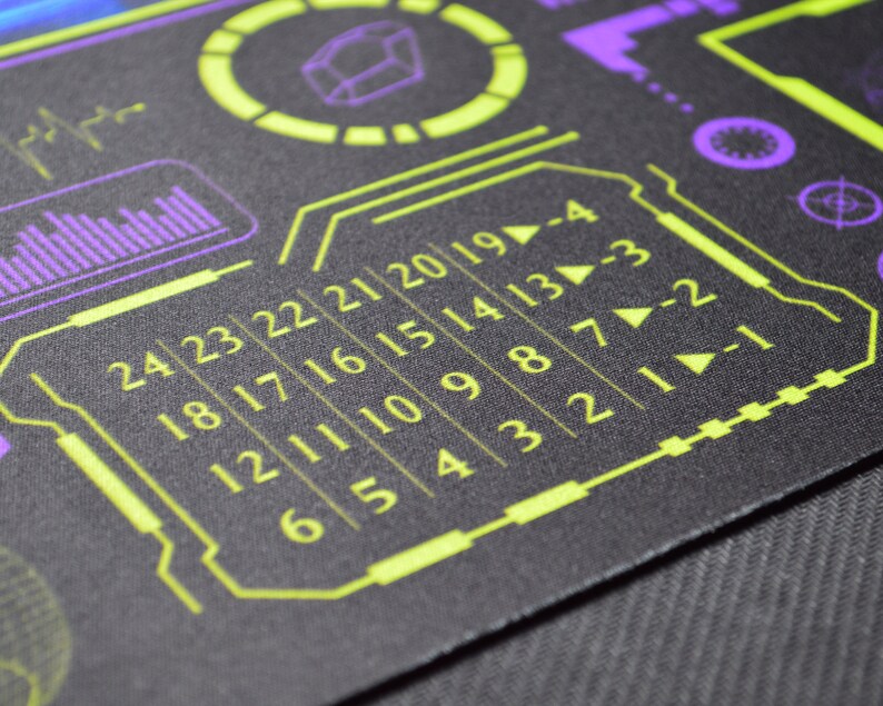 Keyforge Card Game Mat for House Mars Players With Playing - Etsy