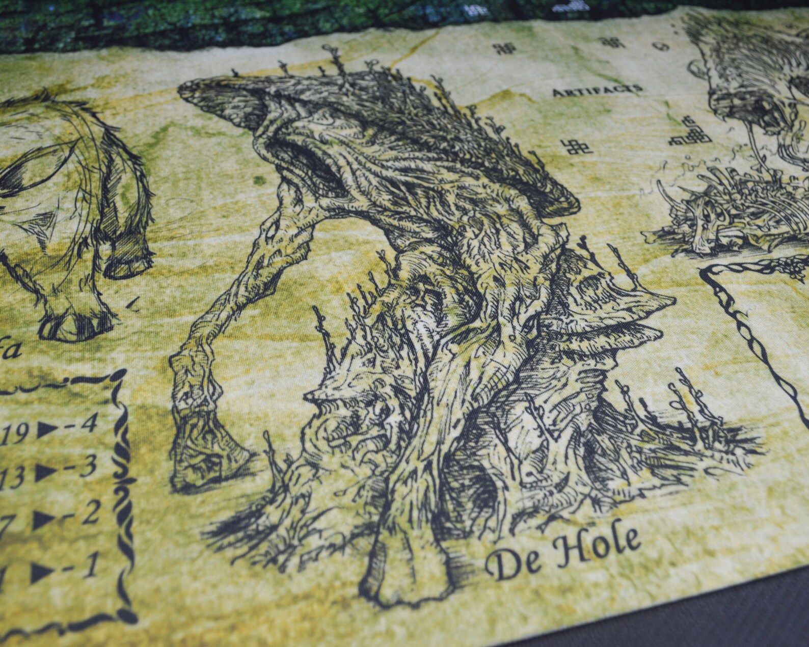 Keyforge Game Mat for House Untamed Gamers With Card Zones and - Etsy