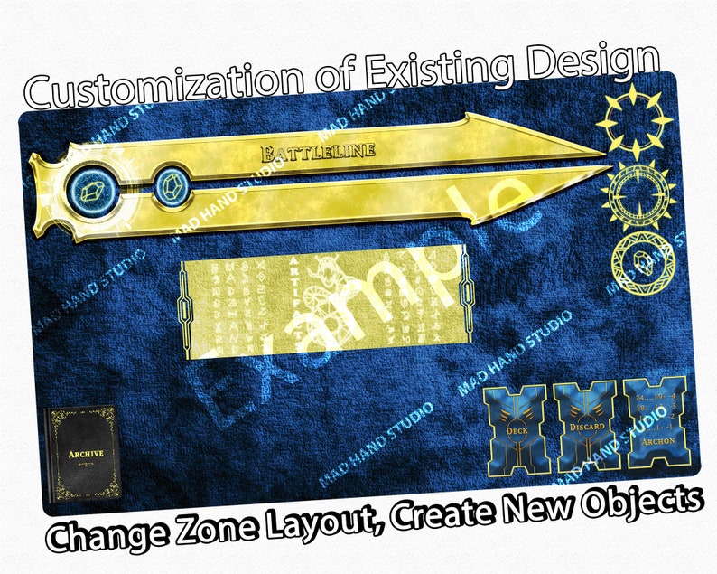 KeyForge Playmat for House Sanctum Players with Custom Field | Etsy