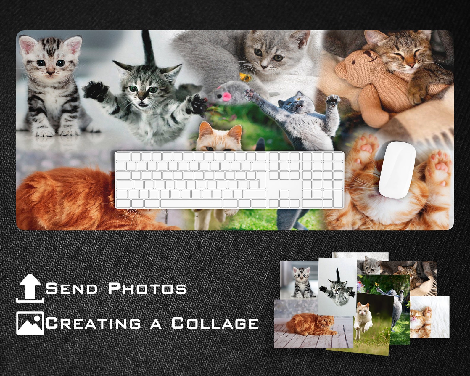 Extended Custom Mouse Pad Customized Large Desk Mat Long - Etsy