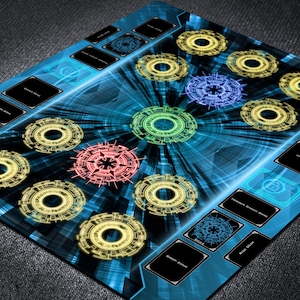 Two-player Compatible Cardfight Vanguard Playmat With Rear Guard ...
