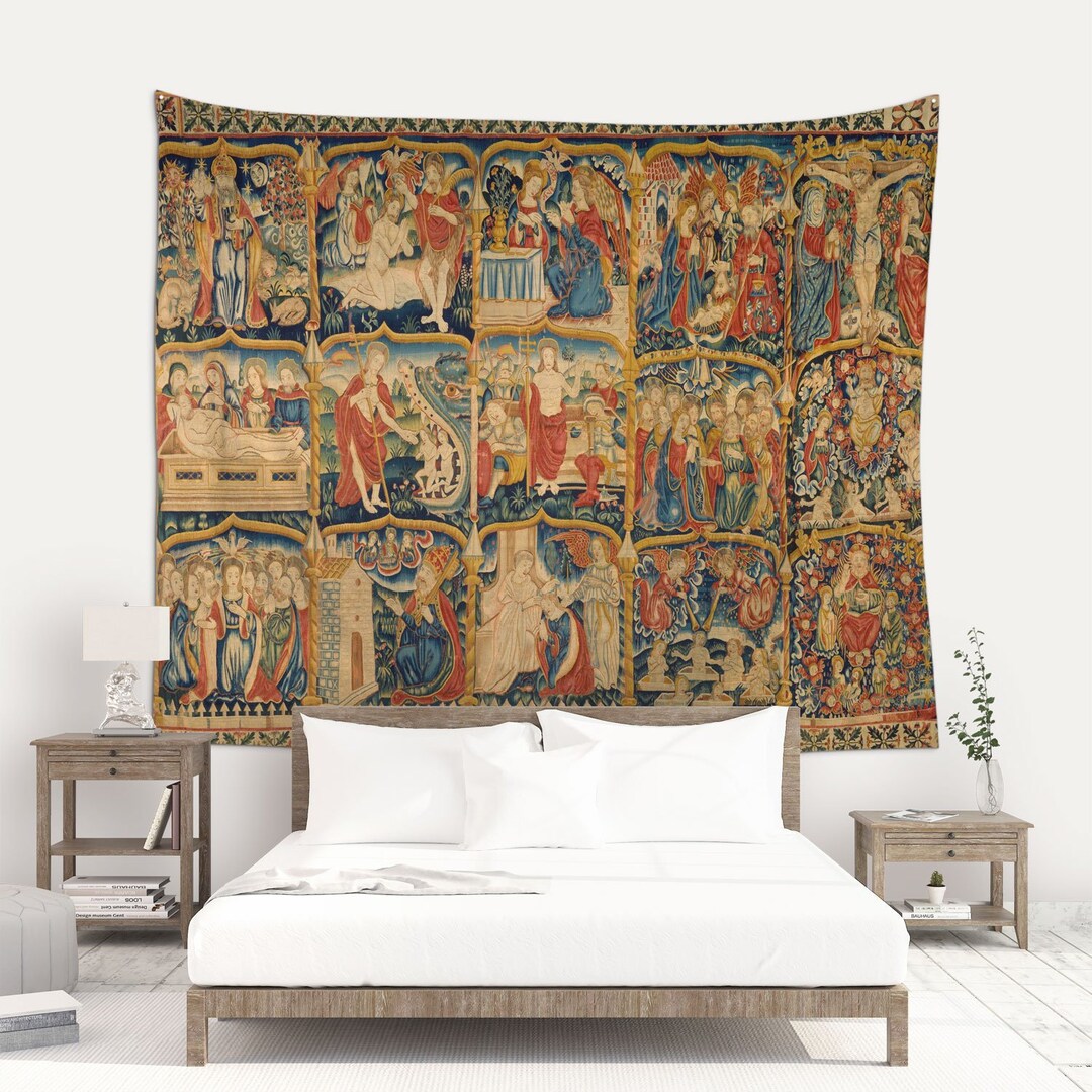 Medieval Religious Tapestry Depicting the Apostles Creed. - Etsy