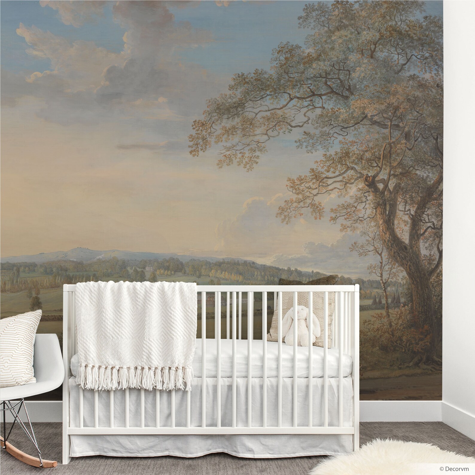 English Country Side Wallpaper Mural Large Wall Decor With a - Etsy