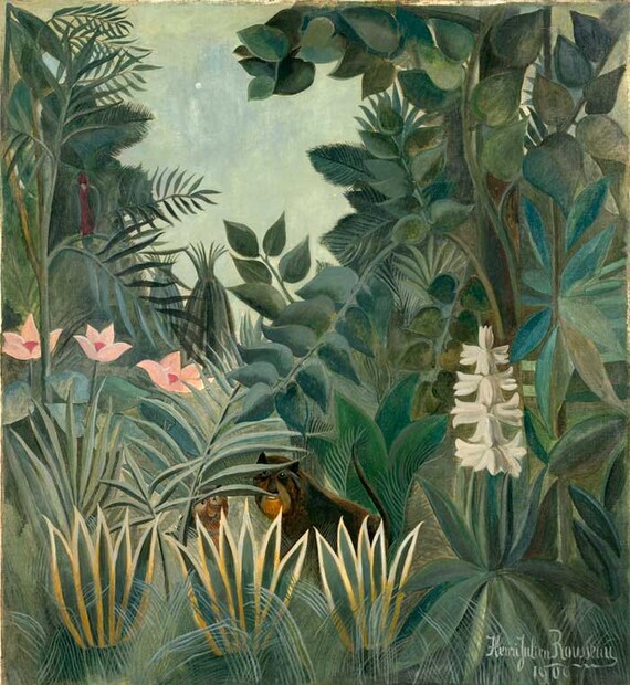 Henri Rousseau Jungle Paintings For Kids