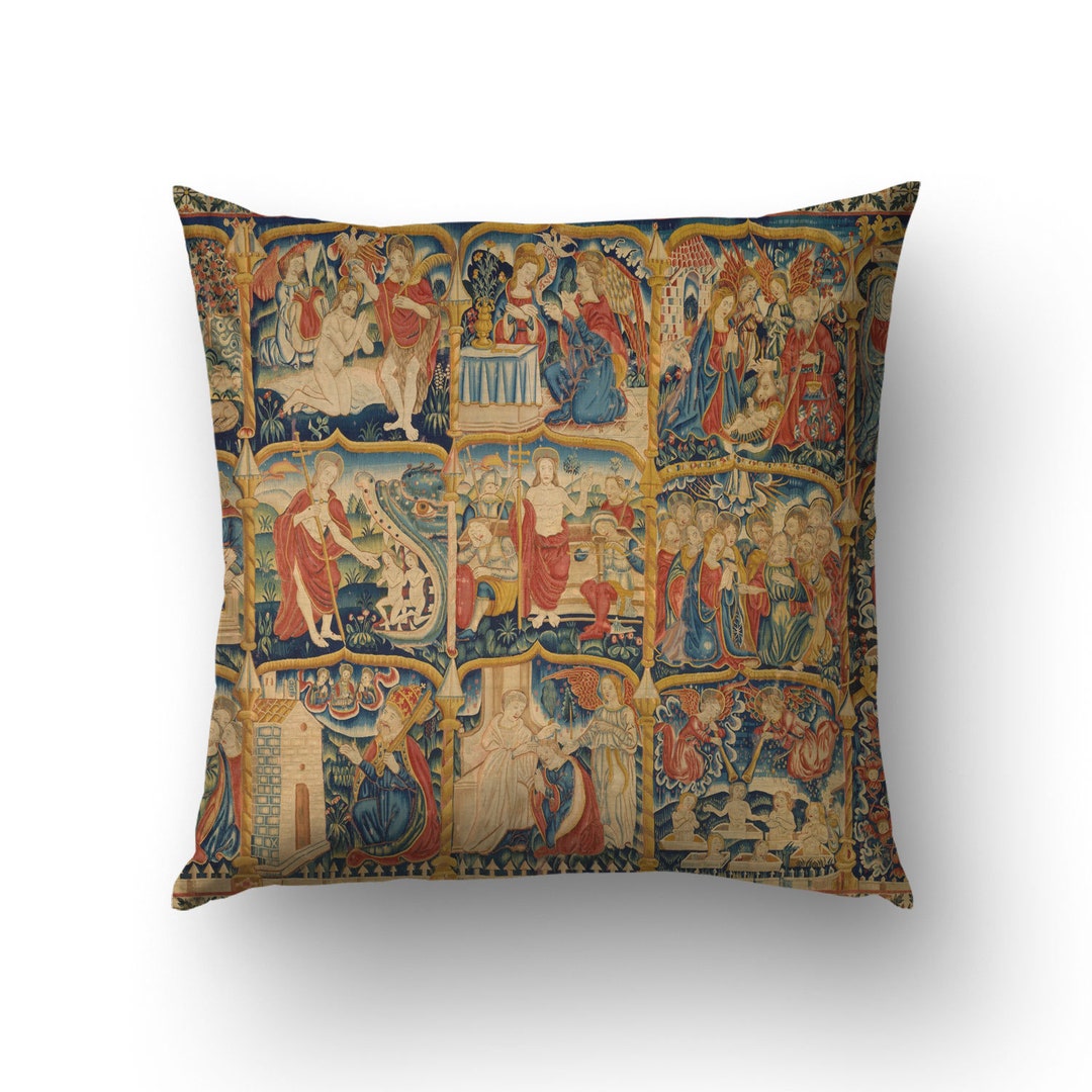 Throw Pillow Cover With a Religious Theme of the Apostles Creed ...