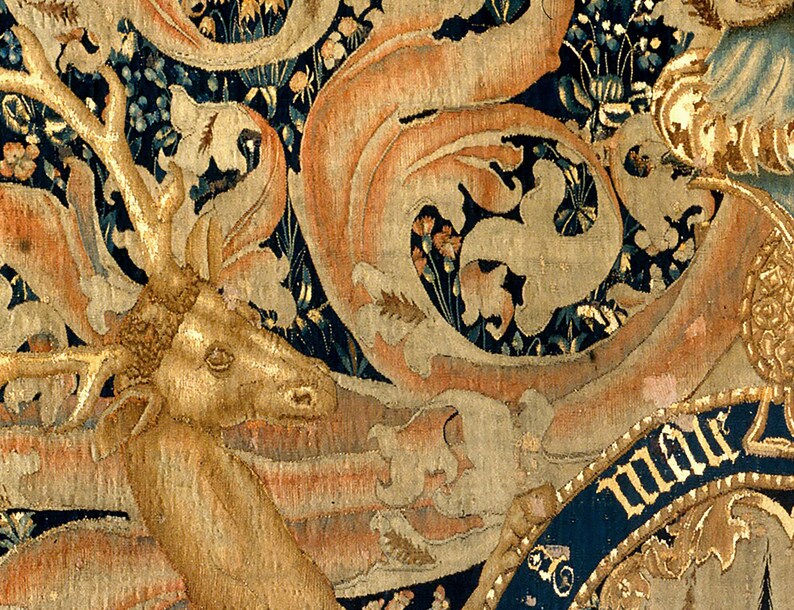 Medieval Tapestry printed Medieval Art for Wall Decor - Etsy