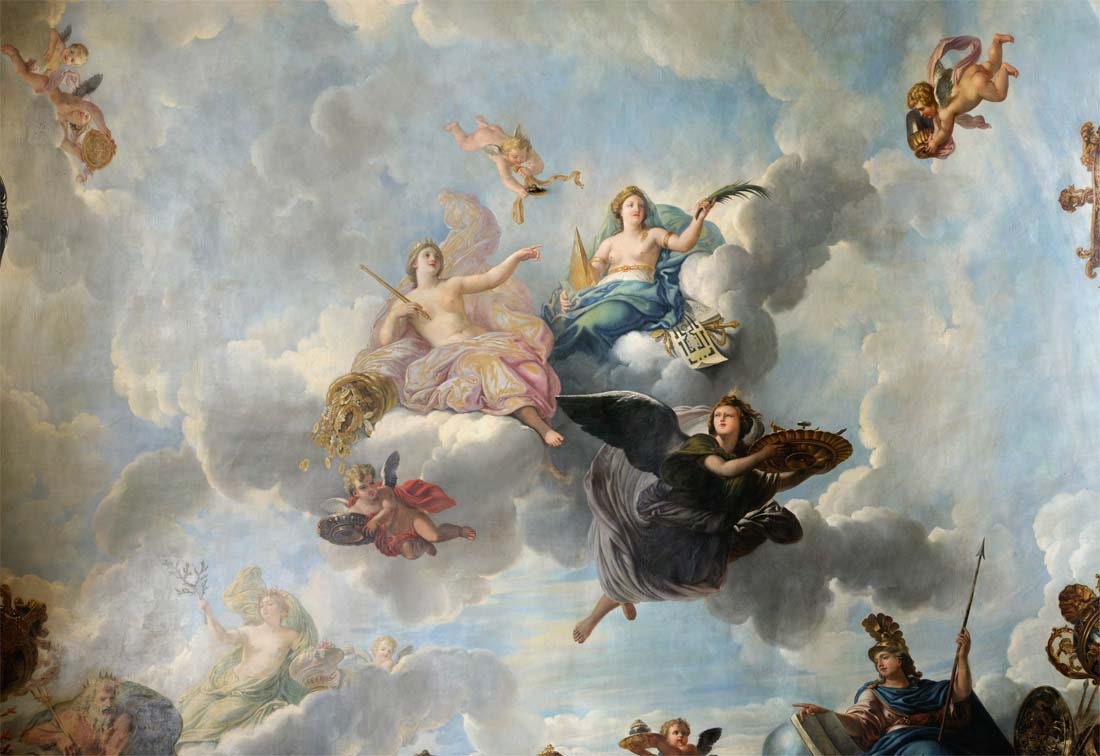 French Baroque Wallpaper Mural of the Royal Magnificence - Etsy UK