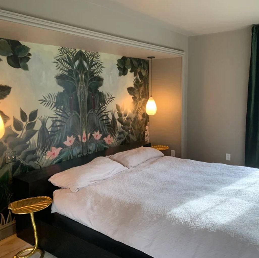 The Equatorial Jungle Wallpaper, Henri Rousseau Wall Mural, Peel and ...