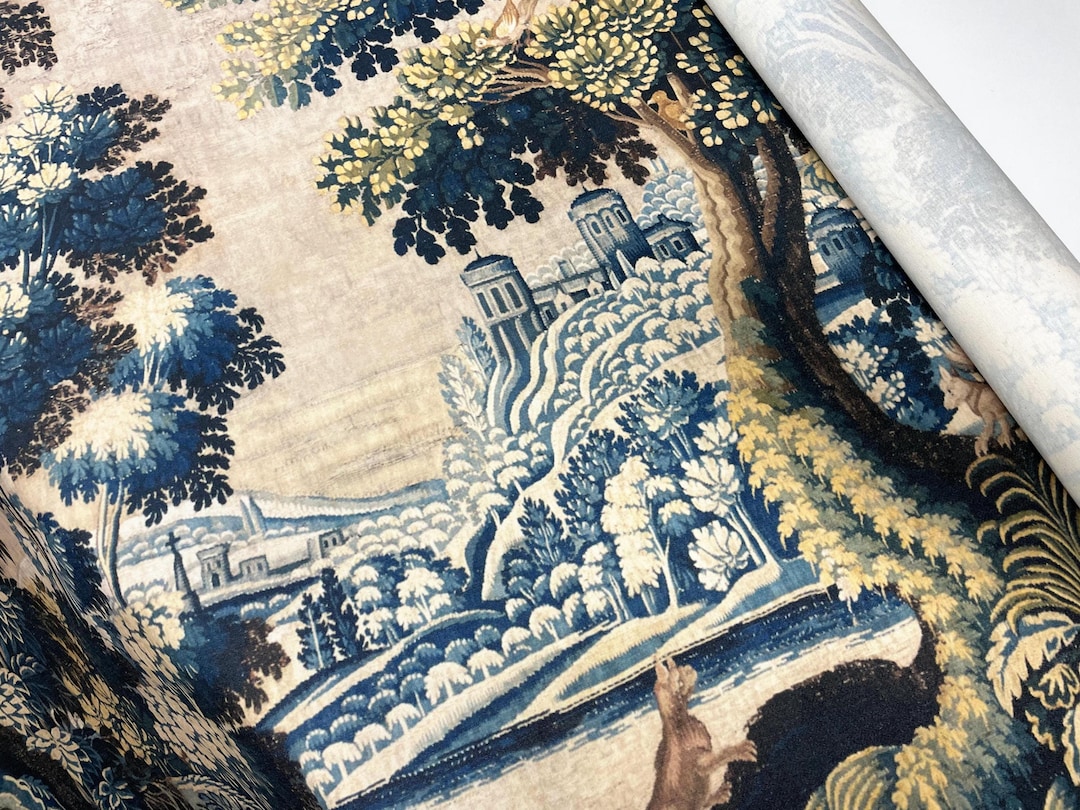 Verdure Tapestry Fabric, Cotton Blend Upholstery - Etsy