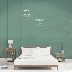 Rural Painting Wall Mural, Cottagecore Decor Wallpaper With a Landscape ...