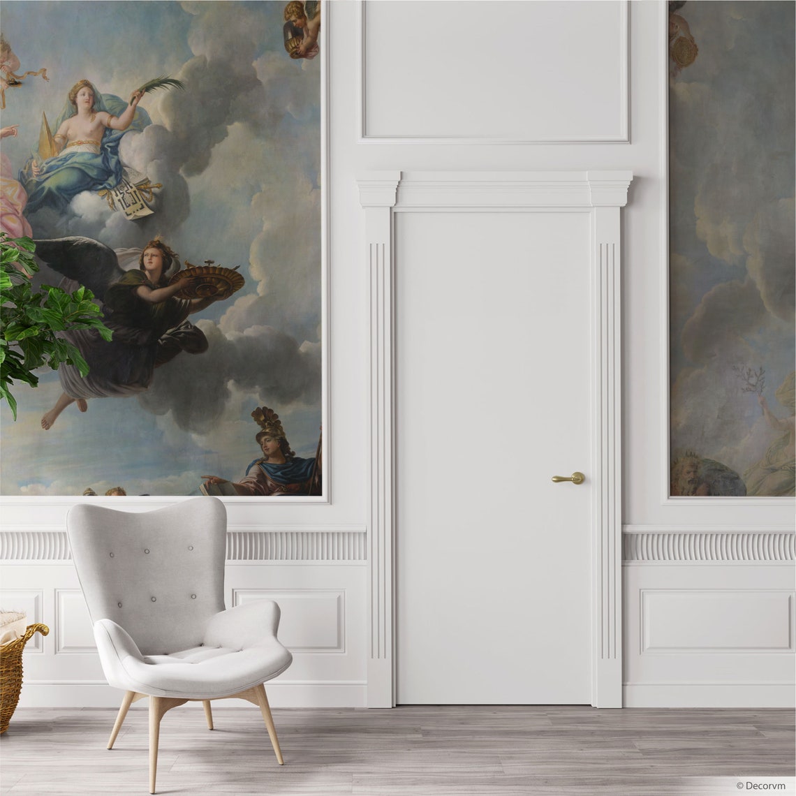 French Baroque Wallpaper Mural of the Royal Magnificence - Etsy