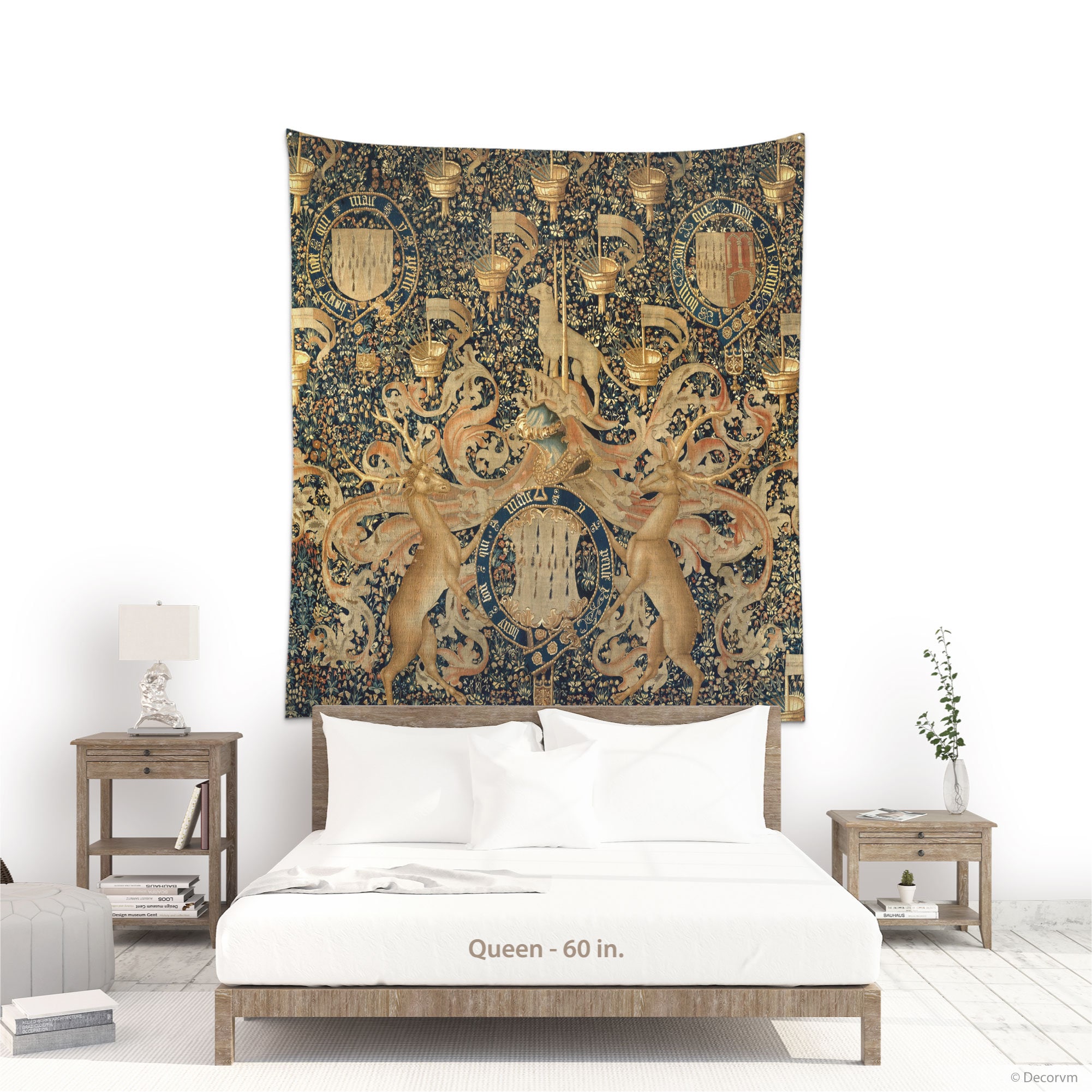 Medieval Tapestry printed Medieval Art for Wall Decor - Etsy UK