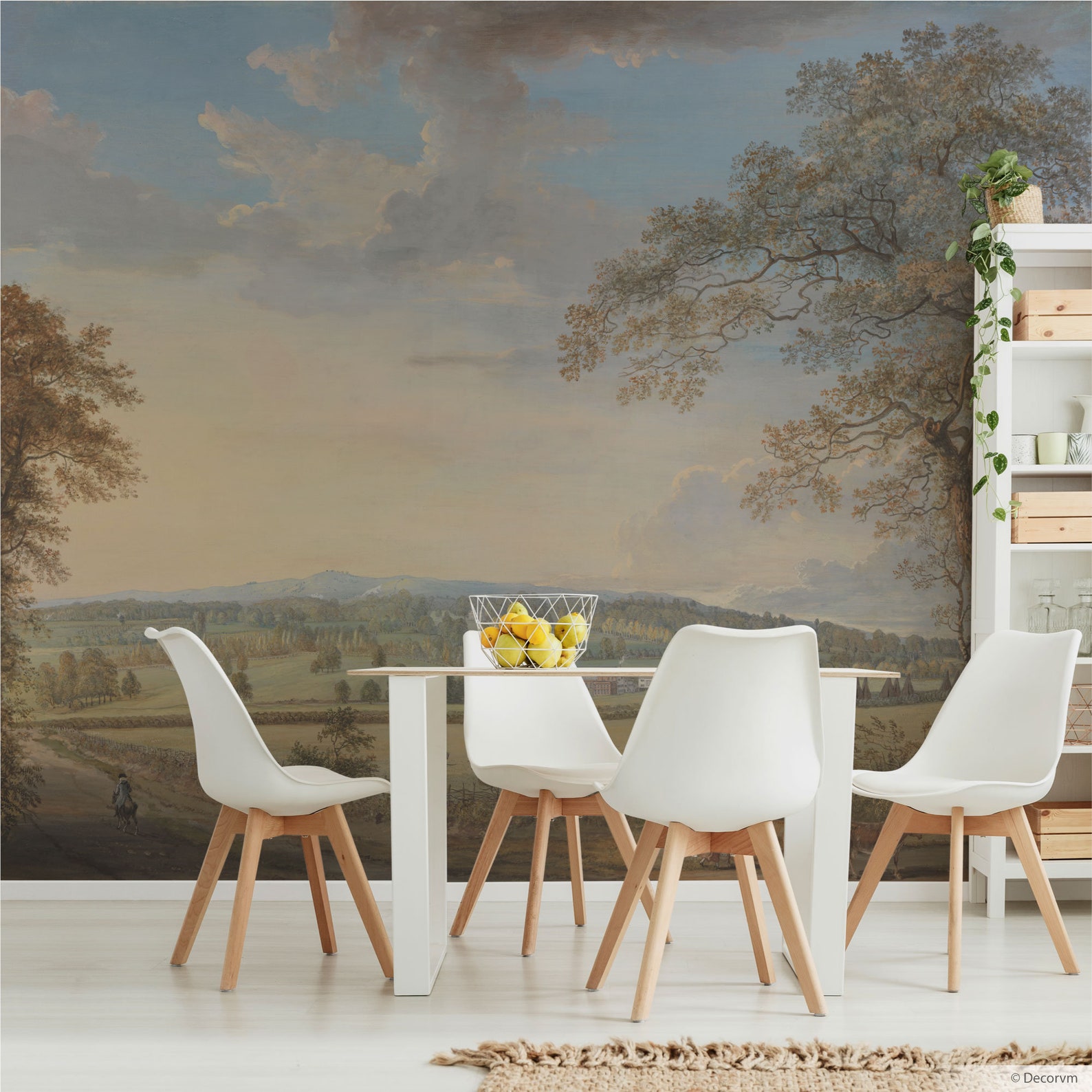 English Country Side Wallpaper Mural Large Wall Decor With a - Etsy