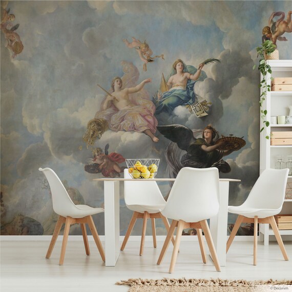 French Baroque Wallpaper